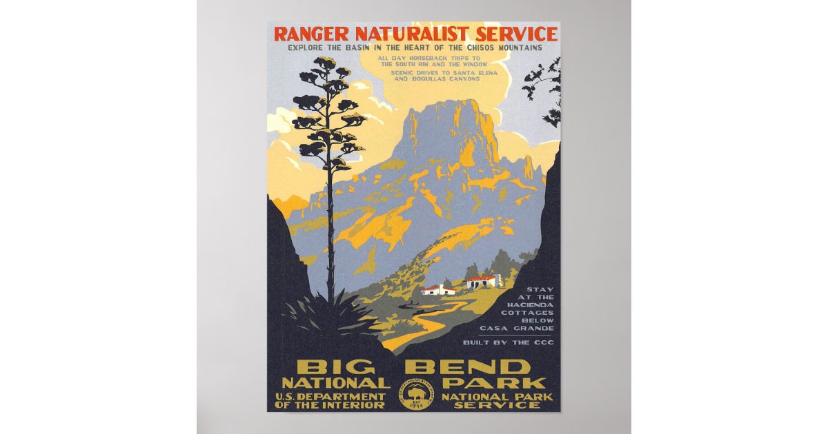 Big Bend Poster | Zazzle