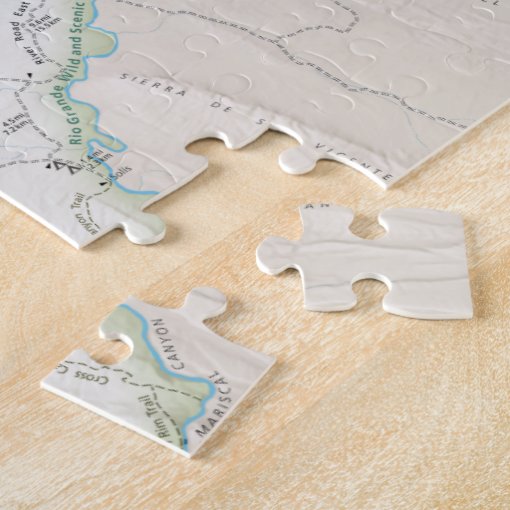 Big Bend (Texas) map puzzle | Zazzle