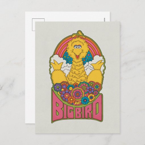 Big Bird | Psychedelic Postcard | Zazzle