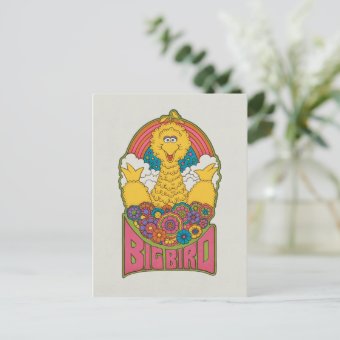 Big Bird | Psychedelic Postcard | Zazzle