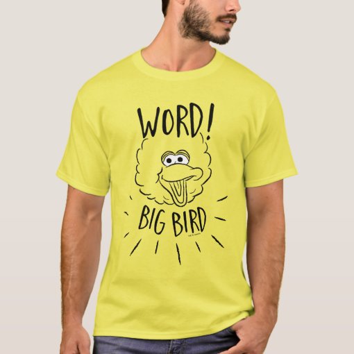 Big Bird Skate Logo - Word! Big Bird T-Shirt | Zazzle
