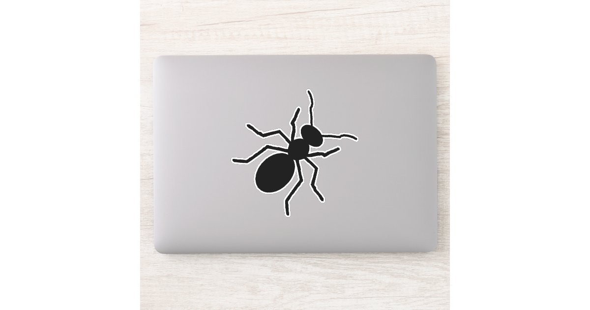 Big Black Ants Crawling Sticker | Zazzle
