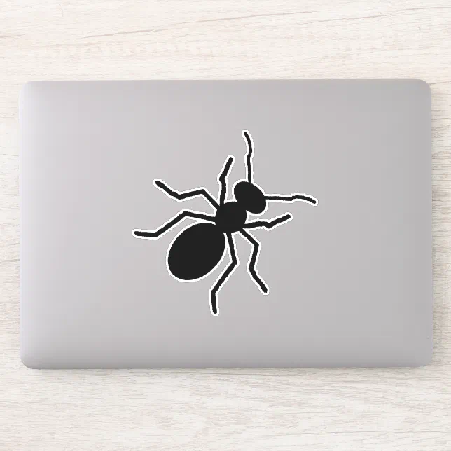 Big Black Ants Crawling Sticker | Zazzle