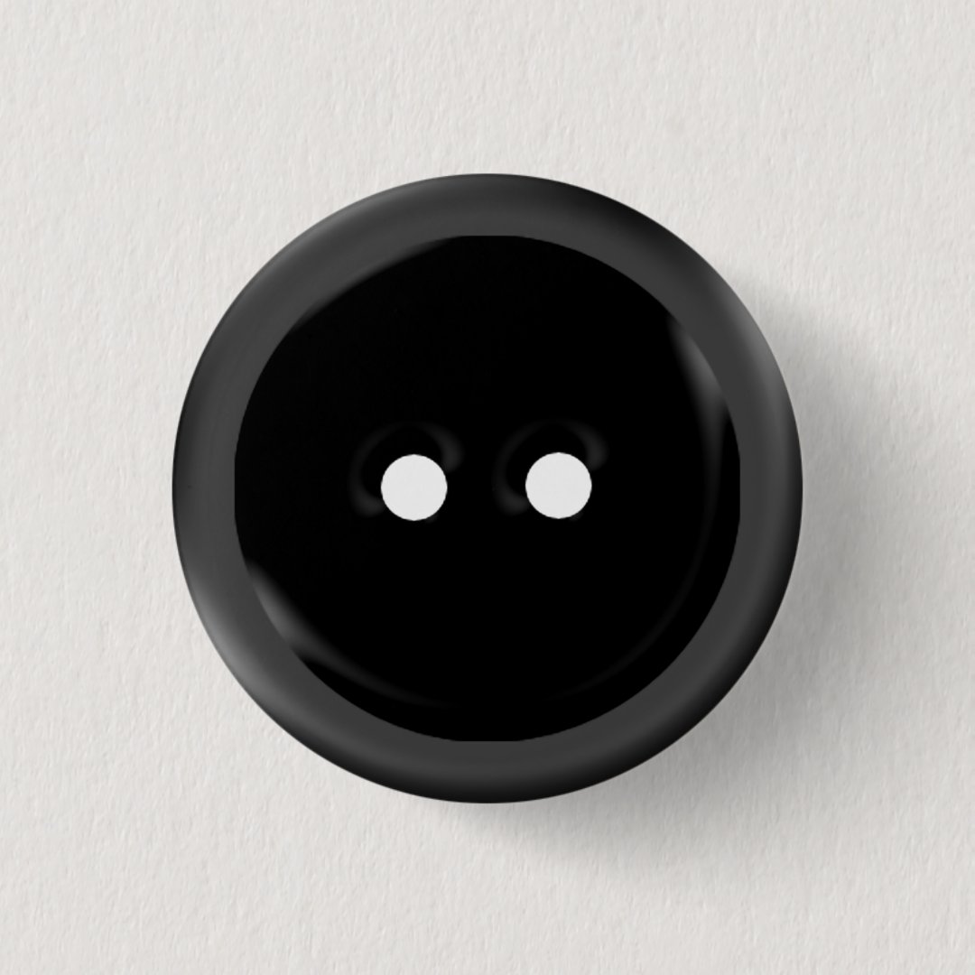 Big Black Button | Zazzle