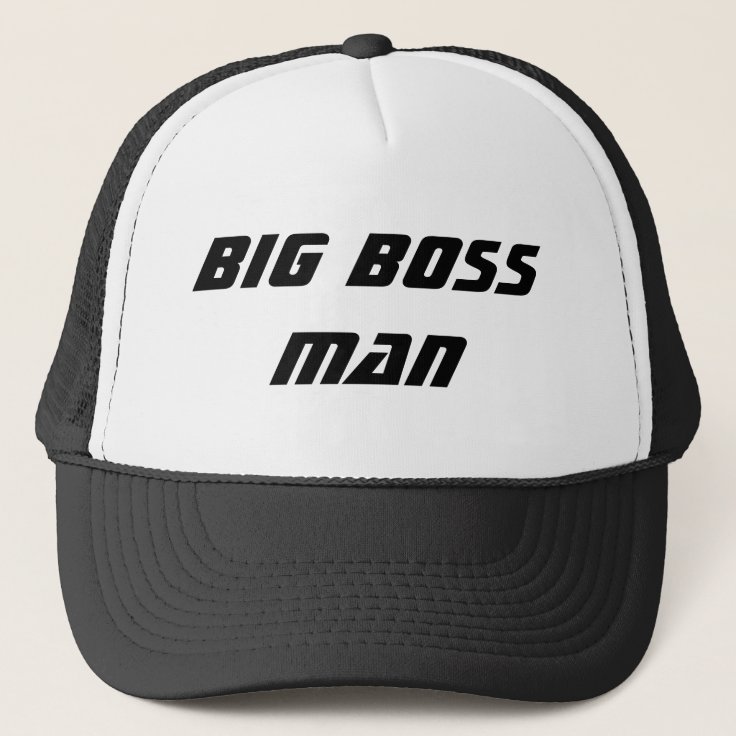 Big Boss Man Trucker Hat | Zazzle