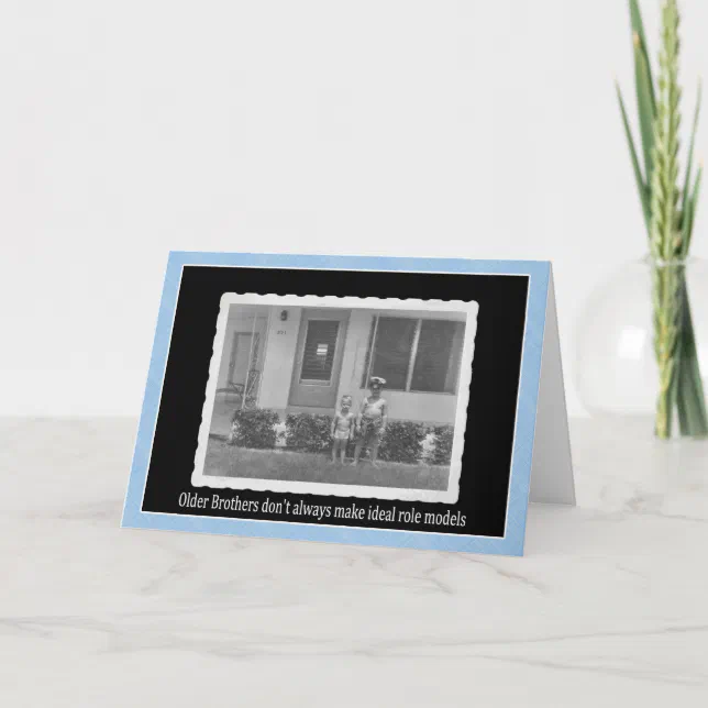 Big Brother Birthday Card | Zazzle