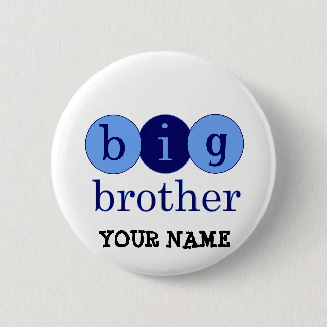 Big Brother - Circles Pinback Button | Zazzle