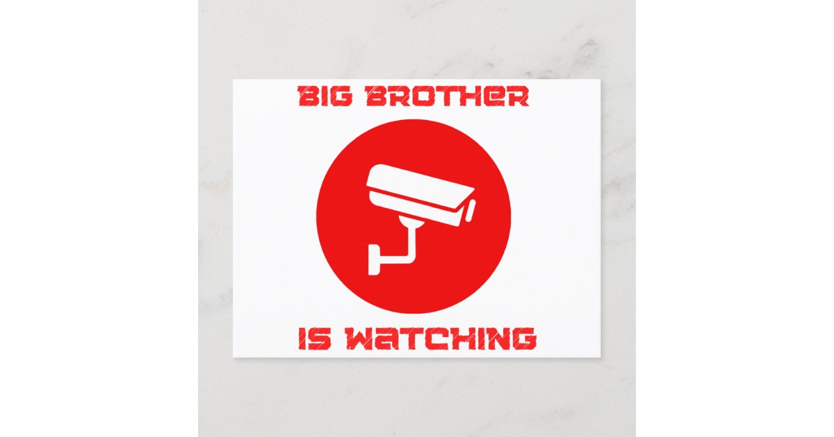 Big Brother is Watching 1984 ingsoc Postcard | Zazzle