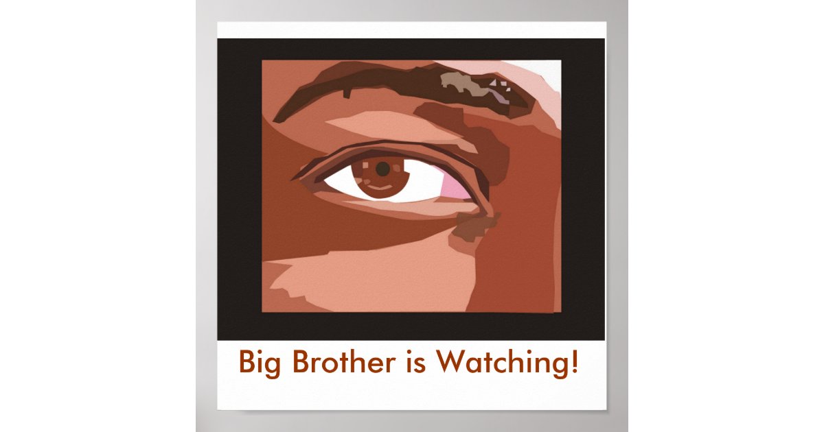 Big Brother is Watching! Poster | Zazzle