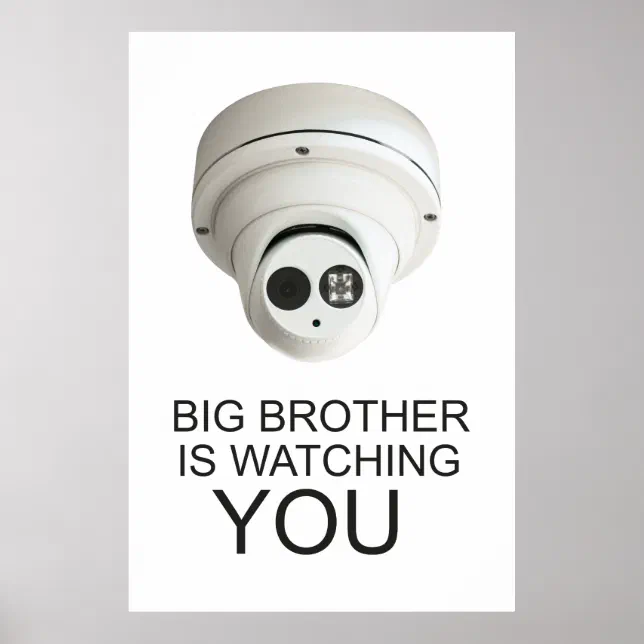 Big brother is watching you poster | Zazzle