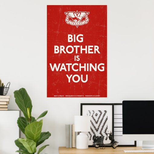 Big Brother Is Watching You Print | Zazzle