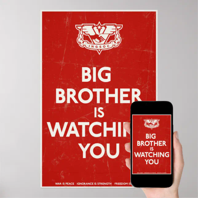 Big Brother Is Watching You Print | Zazzle
