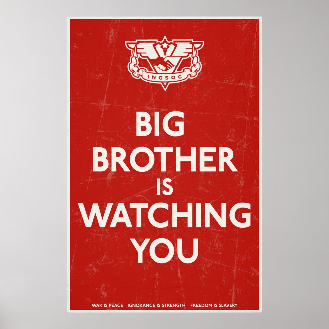 Big Brother Is Watching You Print | Zazzle