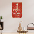 Big Brother is Watching You Propaganda Poster | Zazzle