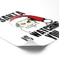 Big Brother Santa Claus Is Watching You Photo Print | Zazzle