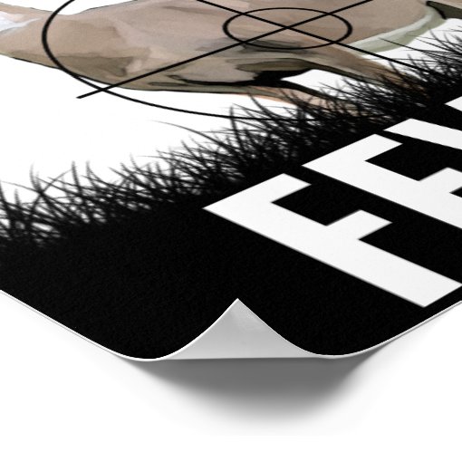 Big Buck Fever Deer Hunting Poster | Zazzle