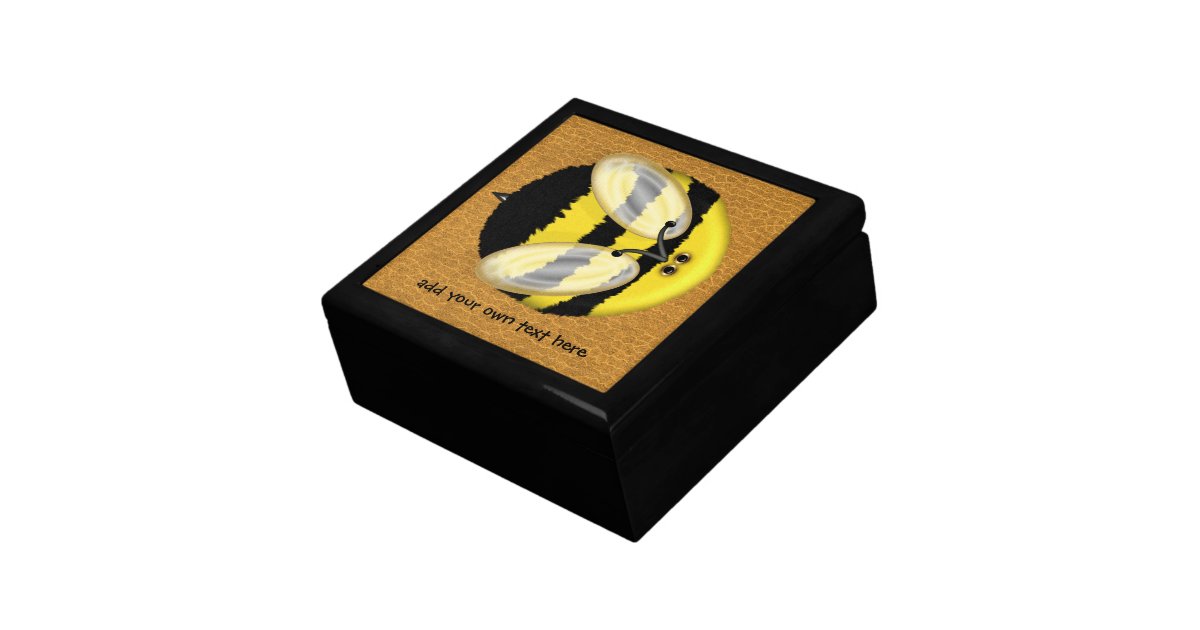 Big Bumble Bee Keepsake Box | Zazzle