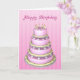 Big Cake Birthday Card | Zazzle
