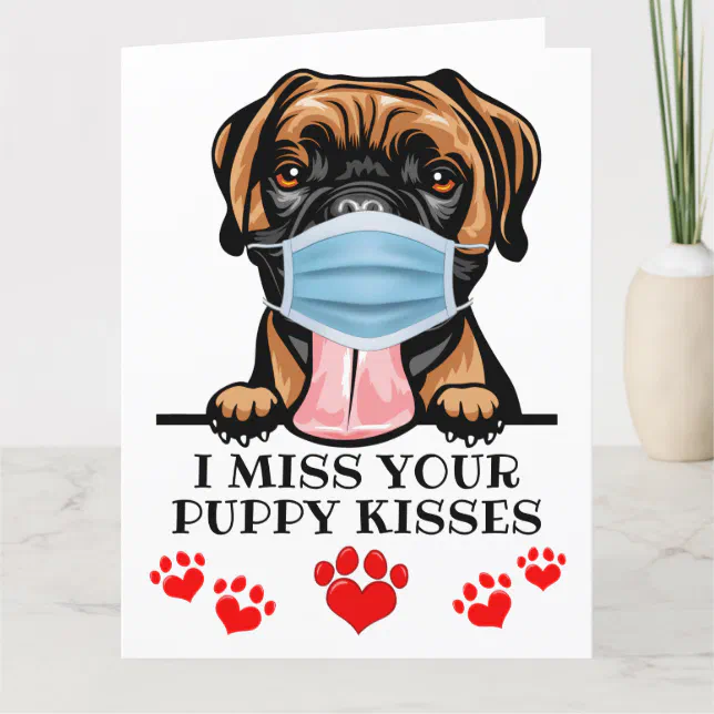 Big Card Valentine Puppy Love | Zazzle