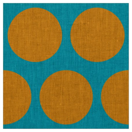 Big Polka Dot Pattern Fabric | Zazzle