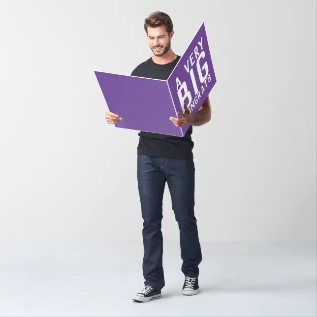 BIG CONGRATULATIONS OVERSIZED YOU CUSTOMIZE CARD | Zazzle