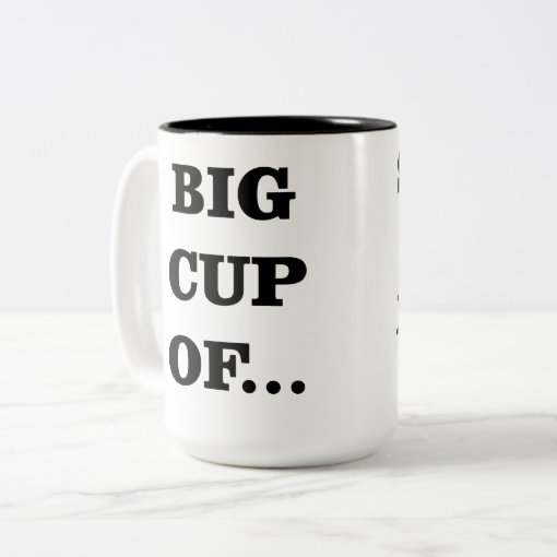 BIG CUP OF SHUT THE F UP OFFICE HUMOR | Zazzle