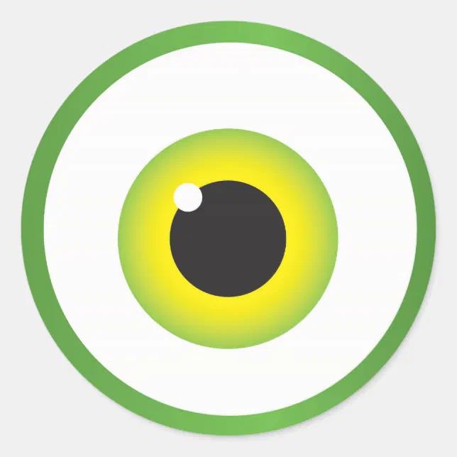 Big Eyeball Sticker | Zazzle