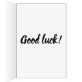 Big Giant good luck from us all card | Zazzle