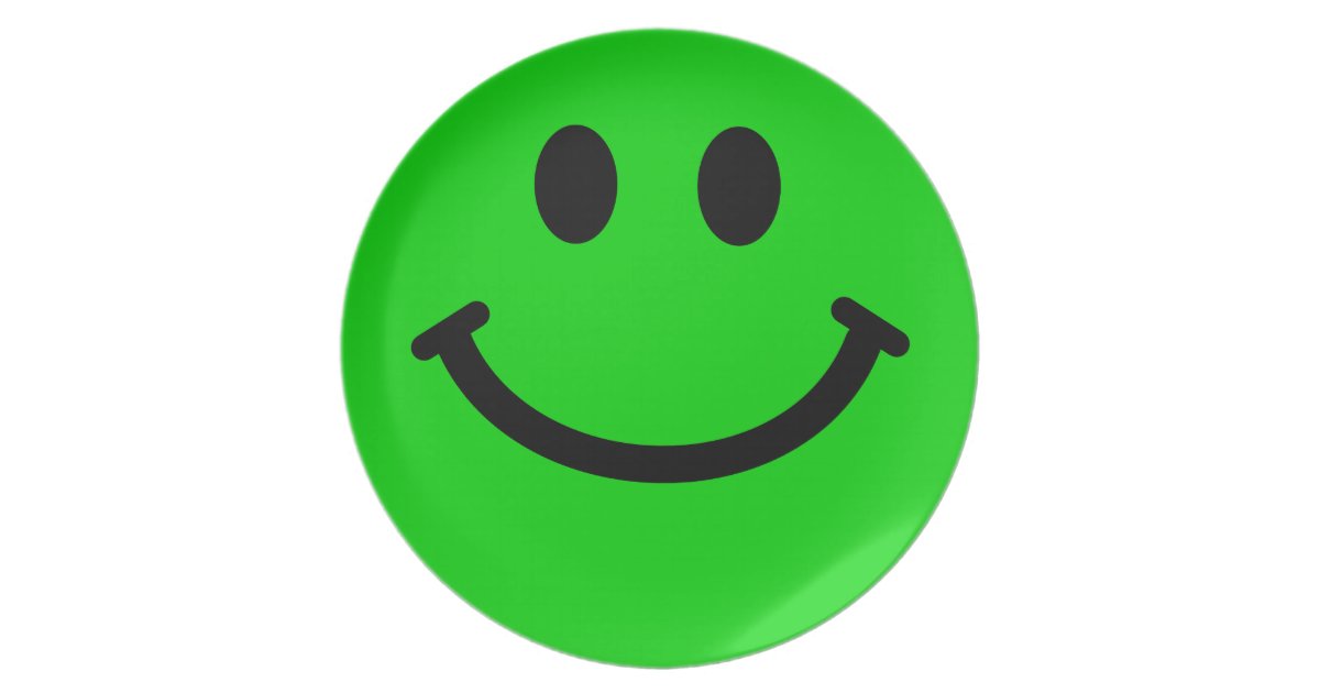 Big Green Face Plate | Zazzle