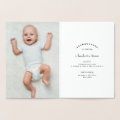 Big Hello Little Lady Baby Girl Birth Announcement | Zazzle