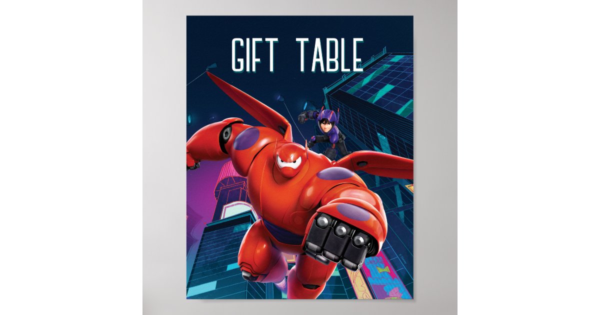 Big Hero 6 Baymax Birthday Poster | Zazzle