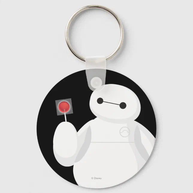 Big Hero 6 | Baymax with Lollipop Keychain | Zazzle
