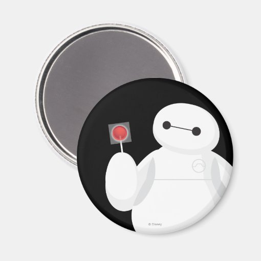 Big Hero 6 | Baymax with Lollipop Magnet | Zazzle