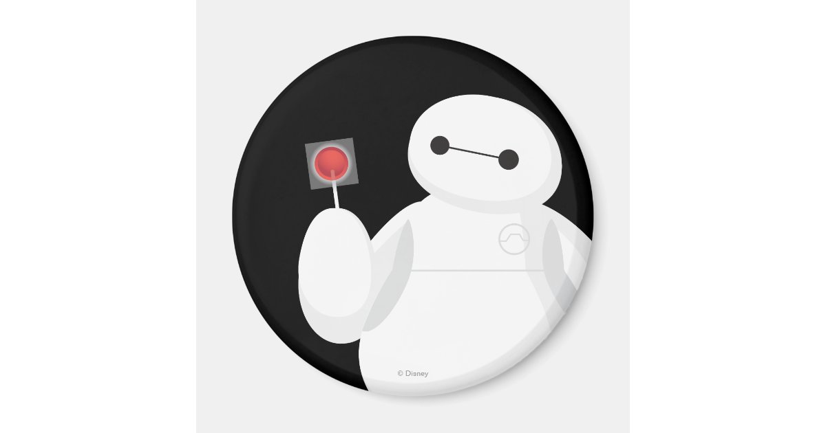 Big Hero 6 | Baymax with Lollipop Magnet | Zazzle