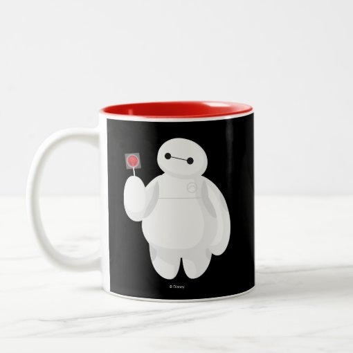 Big Hero 6 | Baymax with Lollipop Two-Tone Coffee Mug | Zazzle