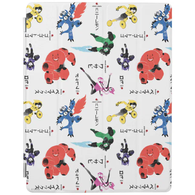 Big Hero 6 Fighting Pattern iPad Smart Cover | Zazzle