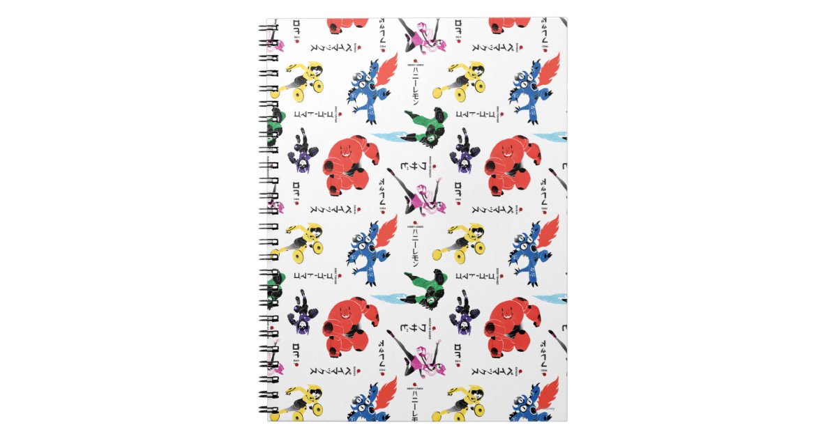 Big Hero 6 Fighting Pattern Notebook | Zazzle