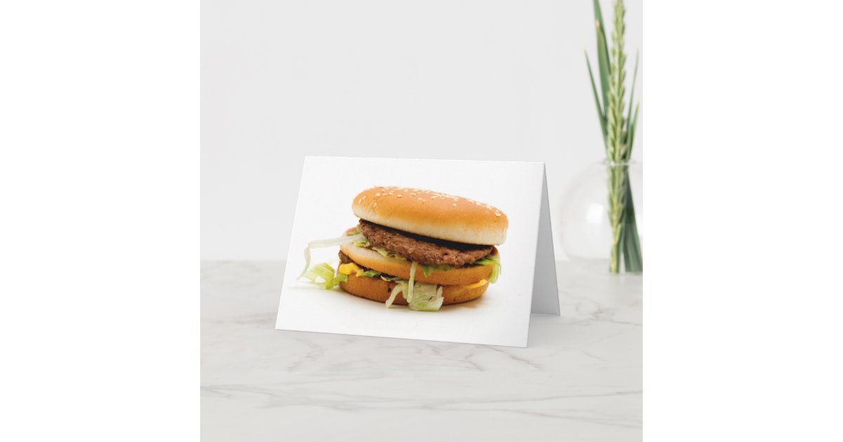 Big Mac Card | Zazzle