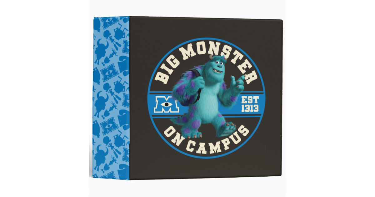 Big Monster on Campus Binder | Zazzle