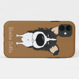 Big Nose Border Collie Case-Mate iPhone Case | Zazzle