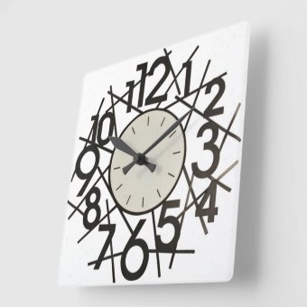 Big Numbers Wall Clock | Zazzle