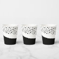 Big one Birthday 90s squiggle pattern paper cups | Zazzle
