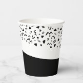 Big one Birthday 90s squiggle pattern paper cups | Zazzle