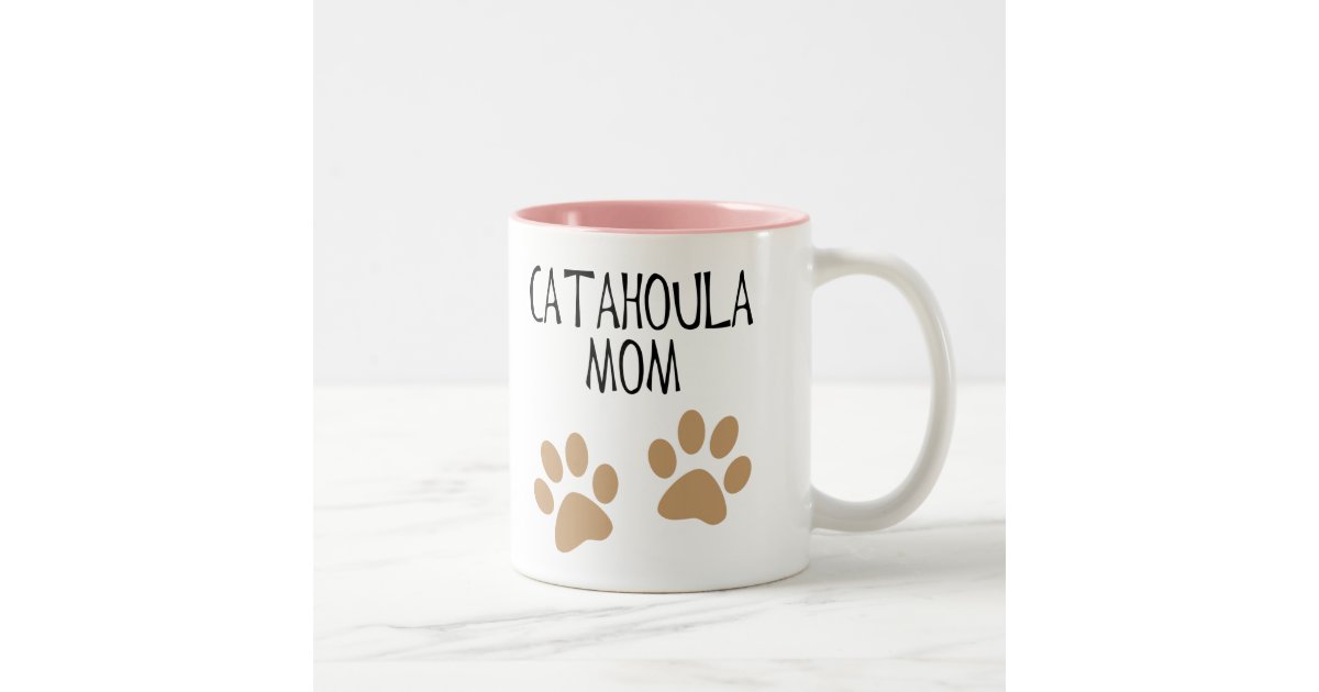 Big Paws Catahoula Mom Two Tone Coffee Mug Zazzle