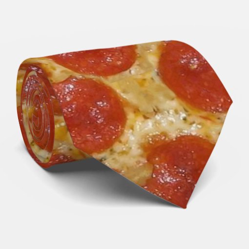 big pepperoni pizza tie | Zazzle