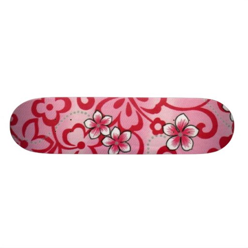 Big_Pink_Flowers[1] Skateboard Deck | Zazzle