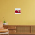 BIG RED NURSE WITH NURSING CAP POSTER | Zazzle