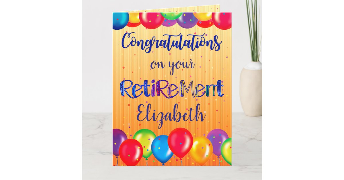 BIG Retirement Card | Zazzle