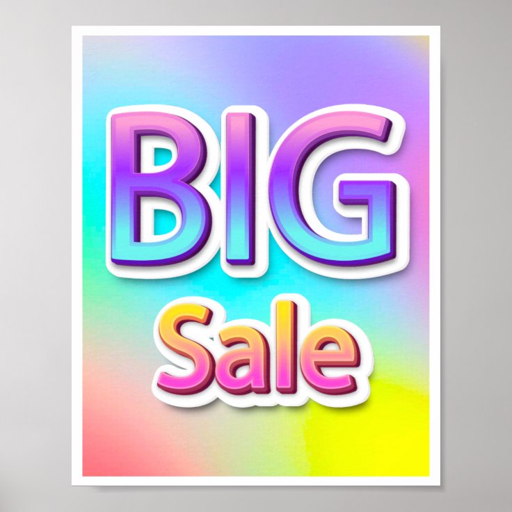 Big Sale Script End Of Season Holograph Poster | Zazzle