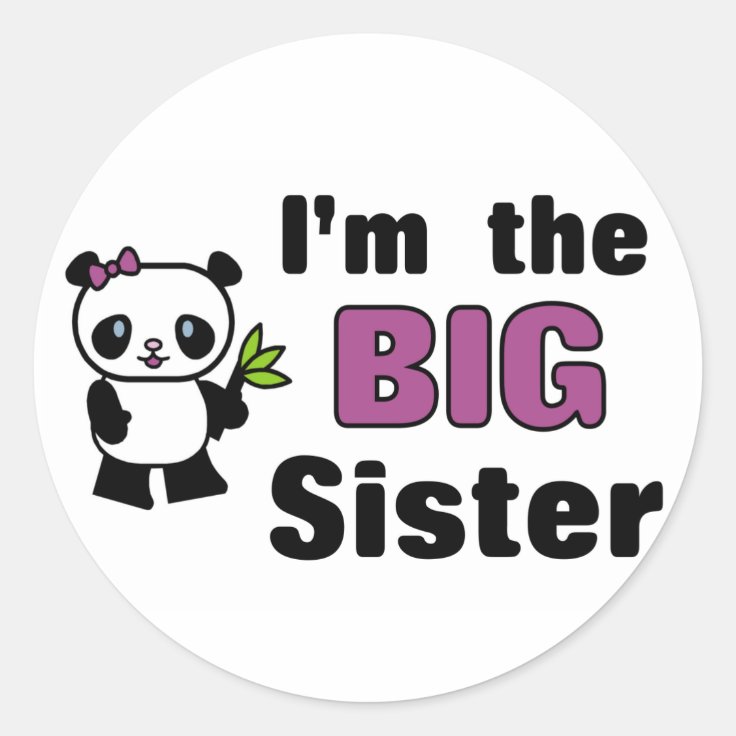 Big Sister stickers | Zazzle